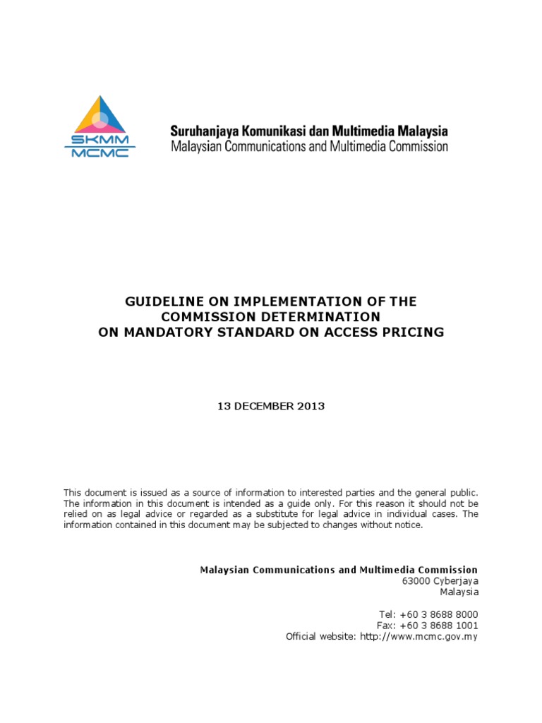 Guideline MSAP 3 | PDF | Telephone Numbering Plan | Malaysia