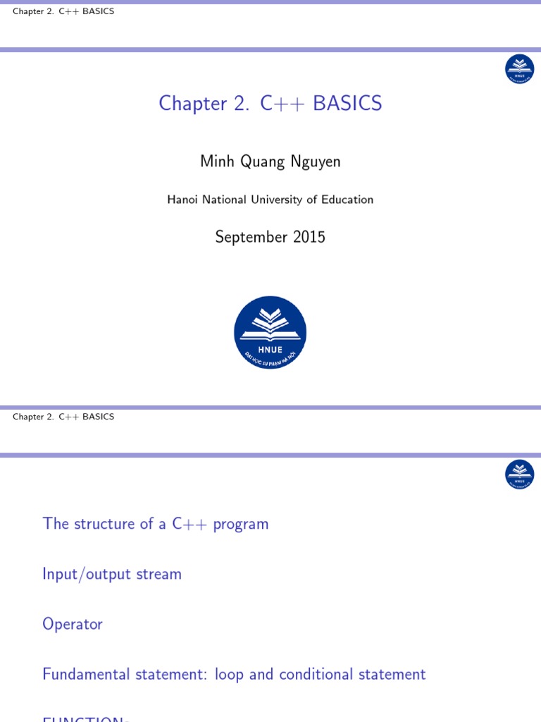 Chapter 2and3 C Basics Pdf Subroutine Parameter Computer Programming