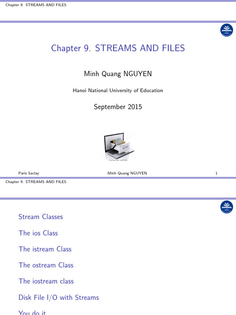 Chapter 9. File and Stream | PDF | Input/Output | System Software