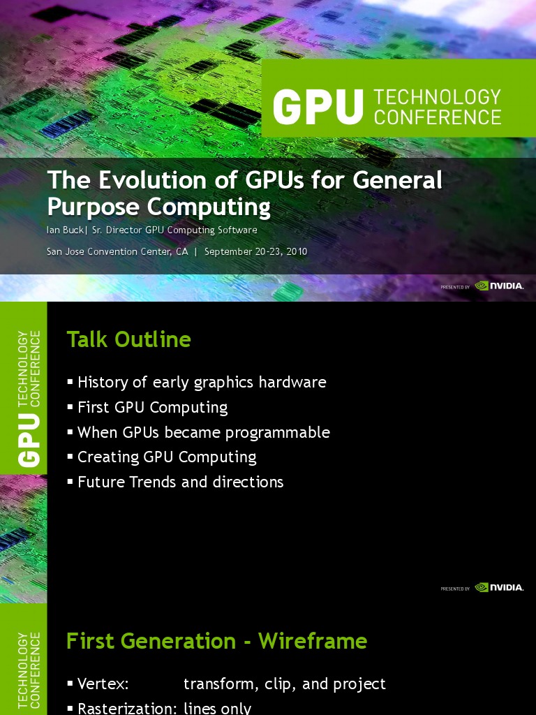 The Evolution of Gpus For General Purpose Computing | Download Free PDF | Graphics Processing ...