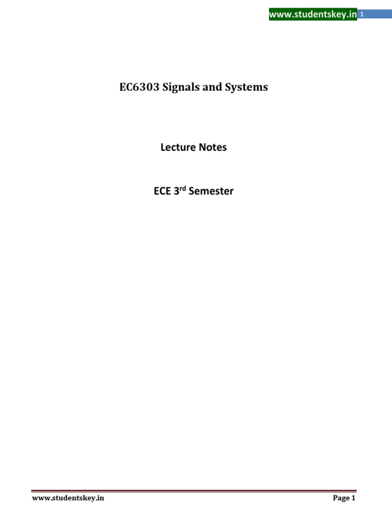 3 Signals and Systems | PDF | Spectral Density | Sampling (Signal Processing)