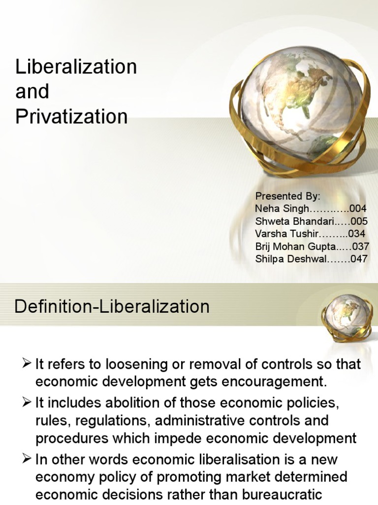 Liberalization & Privatization | PDF | Foreign Direct Investment | Monopoly