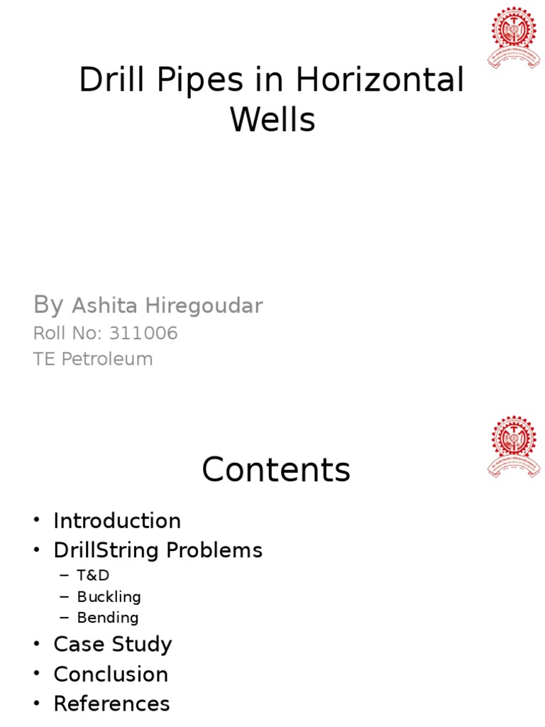 Drill Pipes in Horizontal Wells | PDF | Buckling | Stress (Mechanics)