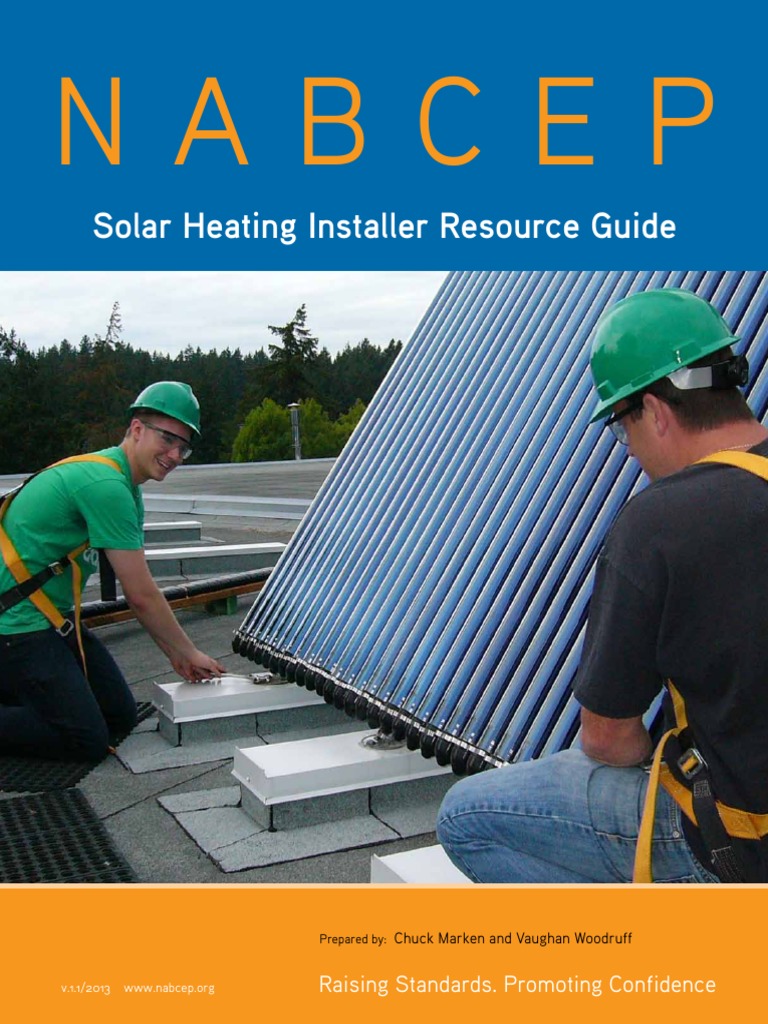 Nabcep SH Guide 8-5-13 | PDF | Solar Energy | Heat Transfer