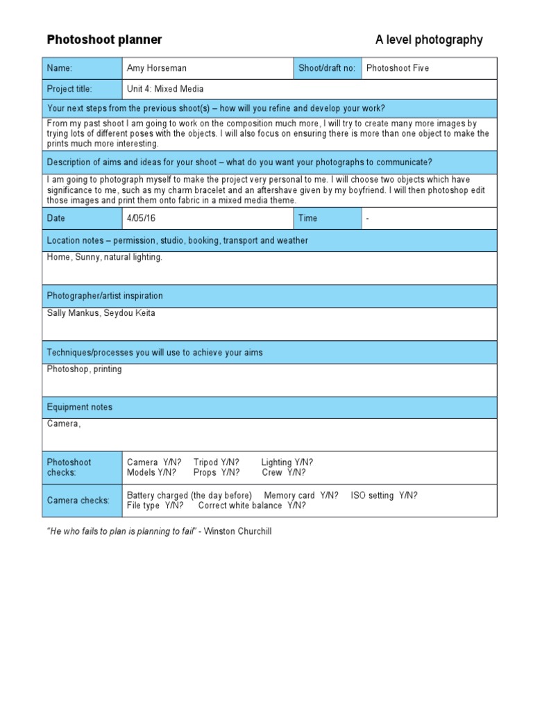 Photoshoto Five Plan | PDF