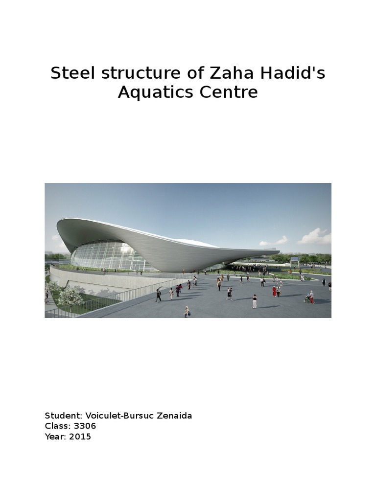 Steel Structure of Zaha Hadid | PDF | Truss | Structural Engineering