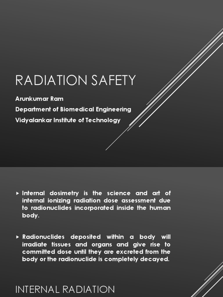 Radiation Safety | PDF | Ionizing Radiation | Absorbed Dose