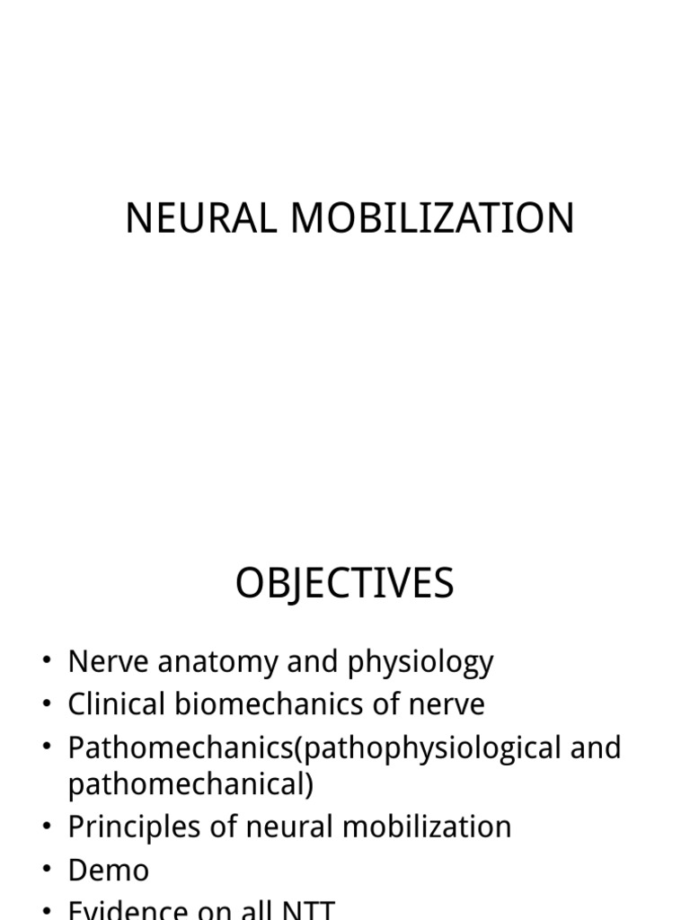 Butler Neural Mobilization Techniques | PDF | Nervous System | Nerve