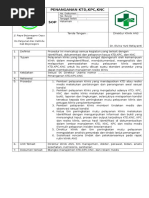 Sop X Kejadian Tidak Cedera (KTC) | PDF