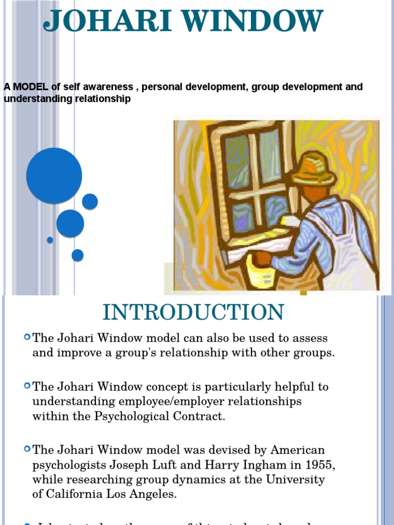 Johari Window | PDF | Self | Metaphysics Of Mind
