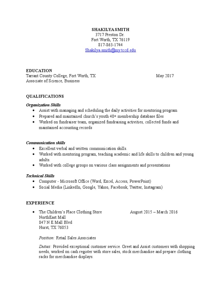 Resume Smith Shakilya | PDF