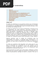Asotrex: Glucosamina y Condroitina | PDF | Articulación
