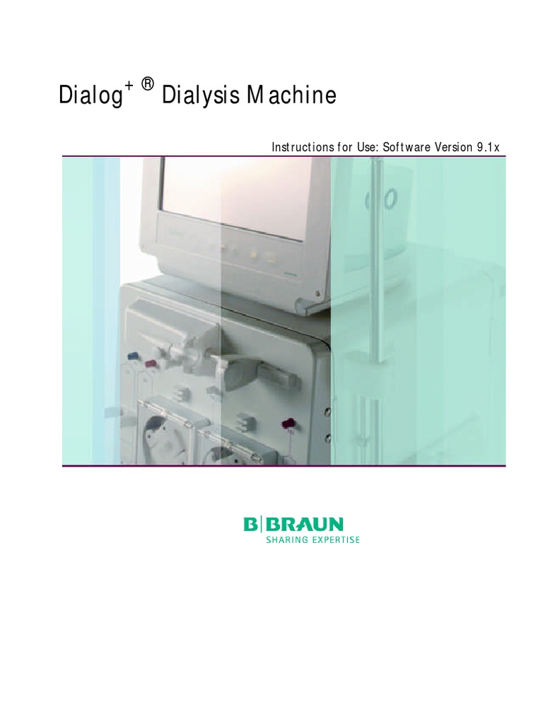 US+IFU+Dialog+Plus+SW9 1x+rev 2 15 00+38910315US PDF | PDF | Dialysis ...