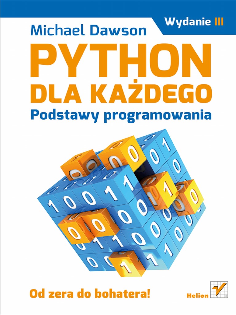 Dawson M Python Dla Każdego Podstawy Programowania Wydanie Iii Pdf 