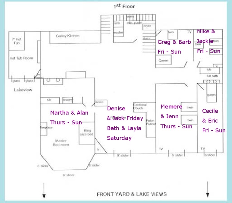 Floor Plan 1st Floor | PDF