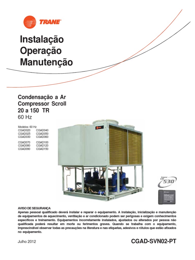 Cgam Trane | PDF | Pressão | Água