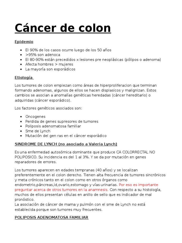 Cancer de Colon | Cáncer colonrectal | Cáncer