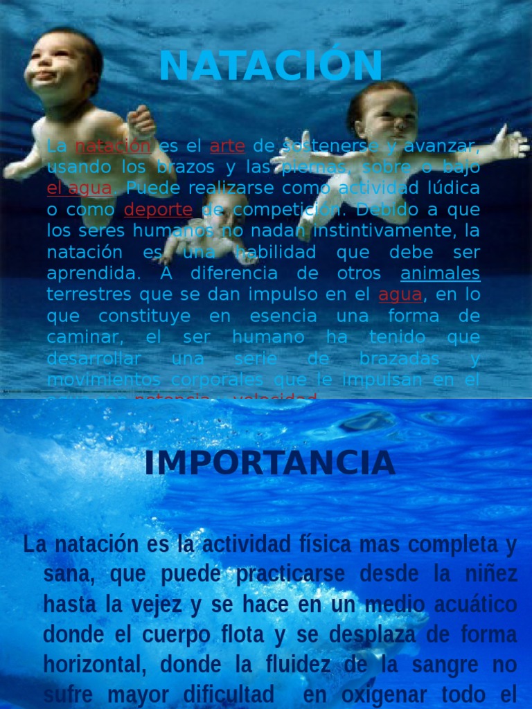 Beneficios y Estilos de Natación | PDF | Natación humana | Deportes