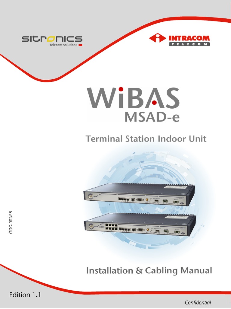 MSAD Installation Ed1.1 en | PDF | Coaxial Cable | Electrical Connector