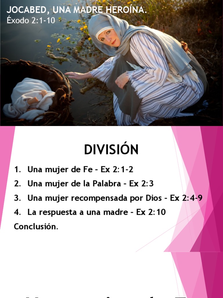 JOCABED, UNA MADRE HEROÍNA - Pps | PDF | Moisés | Noé
