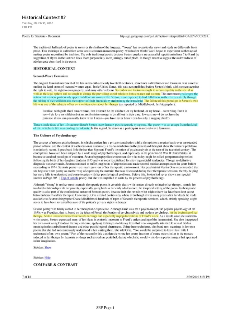 Historical Context Analysis #2 | PDF