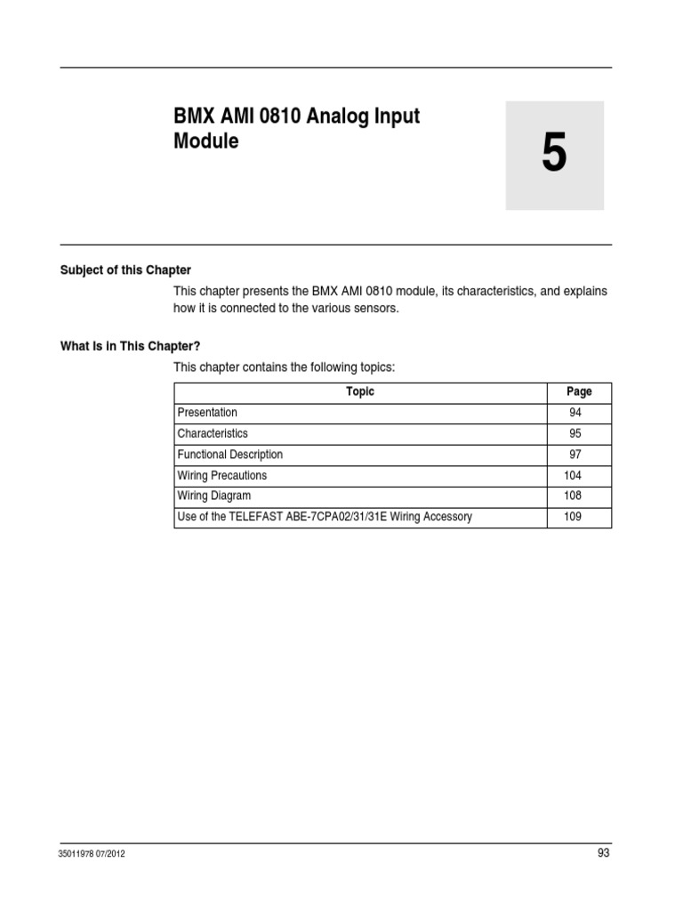 BMXAMI0810 | Resistor | Cable