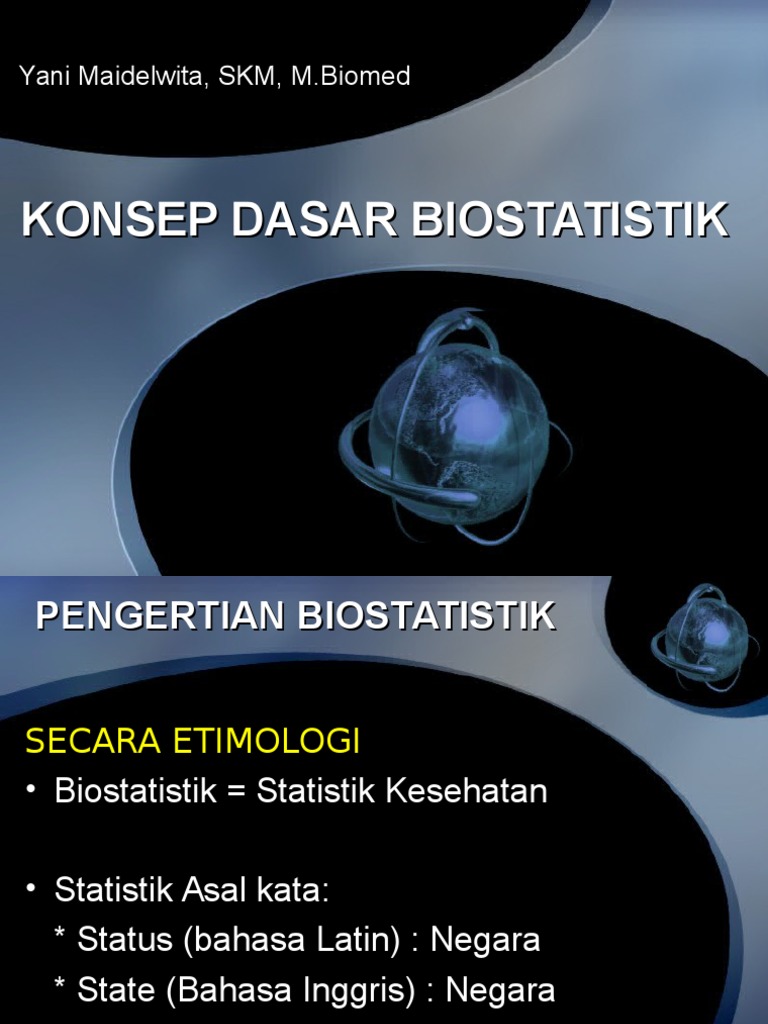 Biostat 1 - Konsep Dasar Biostatistik | PDF