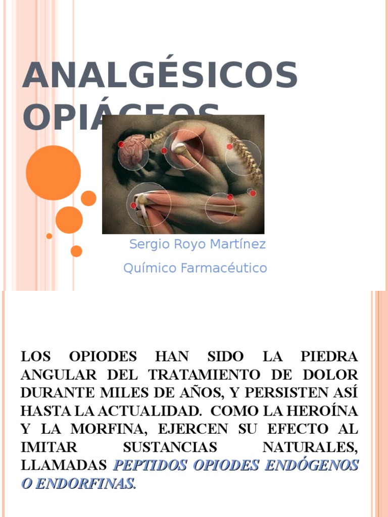 Clase 7 - Analgesicos Opiaceos | PDF | Opioide | Dolor