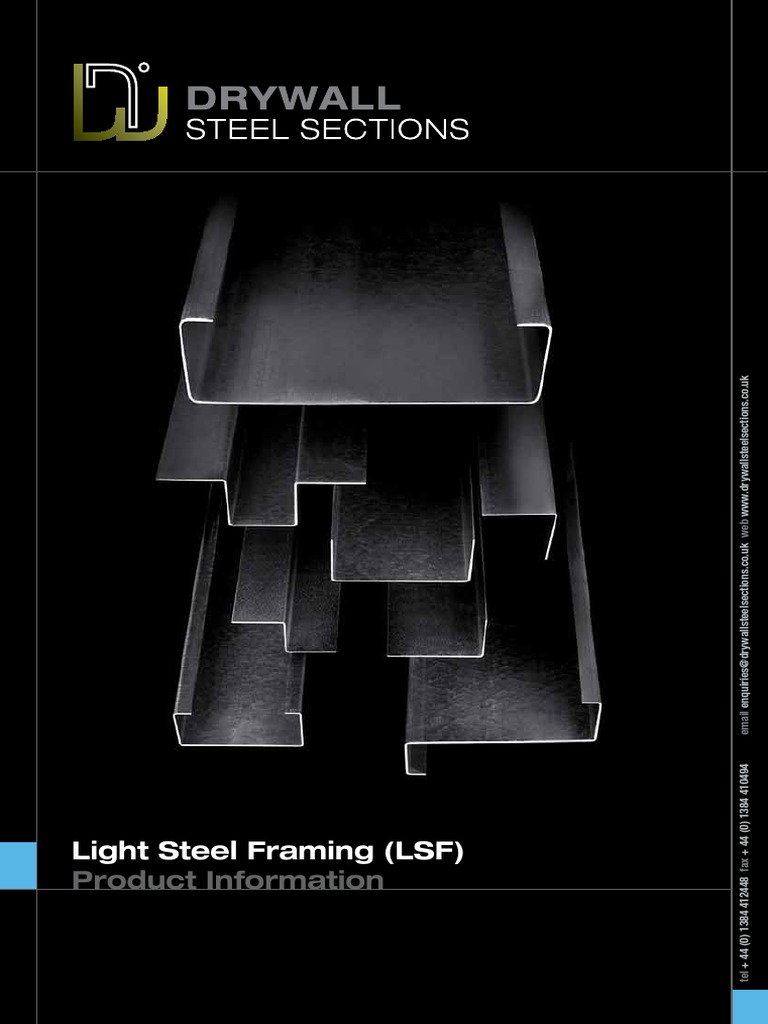 Light Steel Framing Product Overview | PDF | Drywall | Manmade Materials
