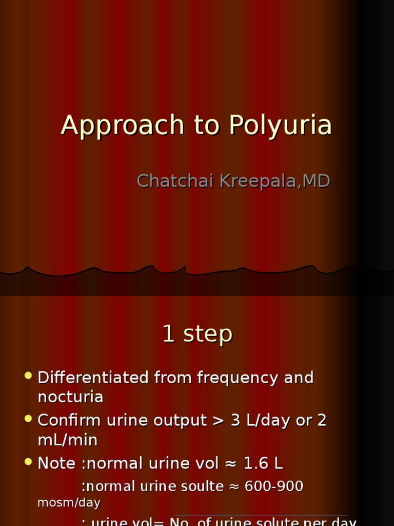 Approach to Polyuria | Kidney | Electrolyte