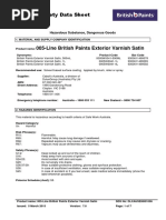 Polyurethane Foam Safety Data Sheet | PDF | Toxicity | Safety