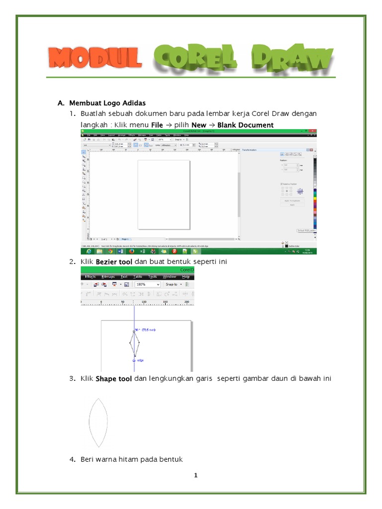 Modul Corel Draw Kelas XI | PDF