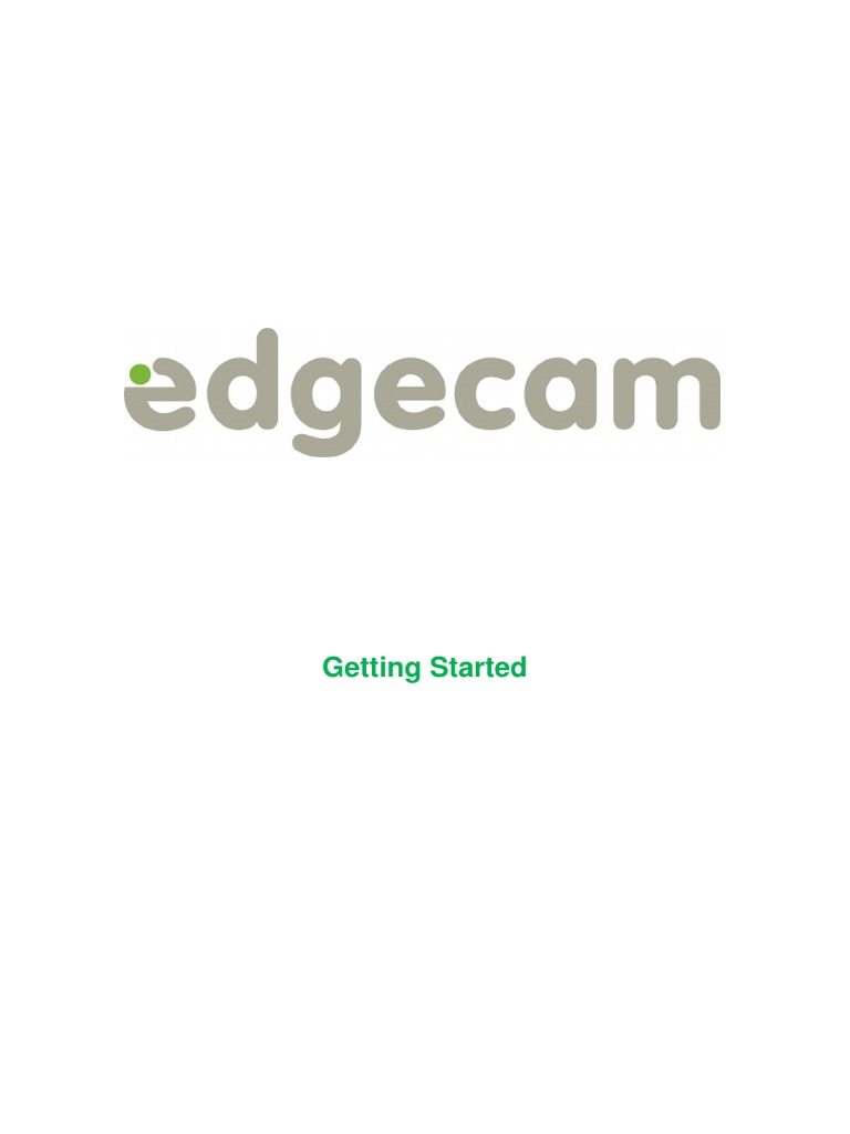 Edgecam Getting Started 2015 R1 | PDF | Icon (Computing) | Databases