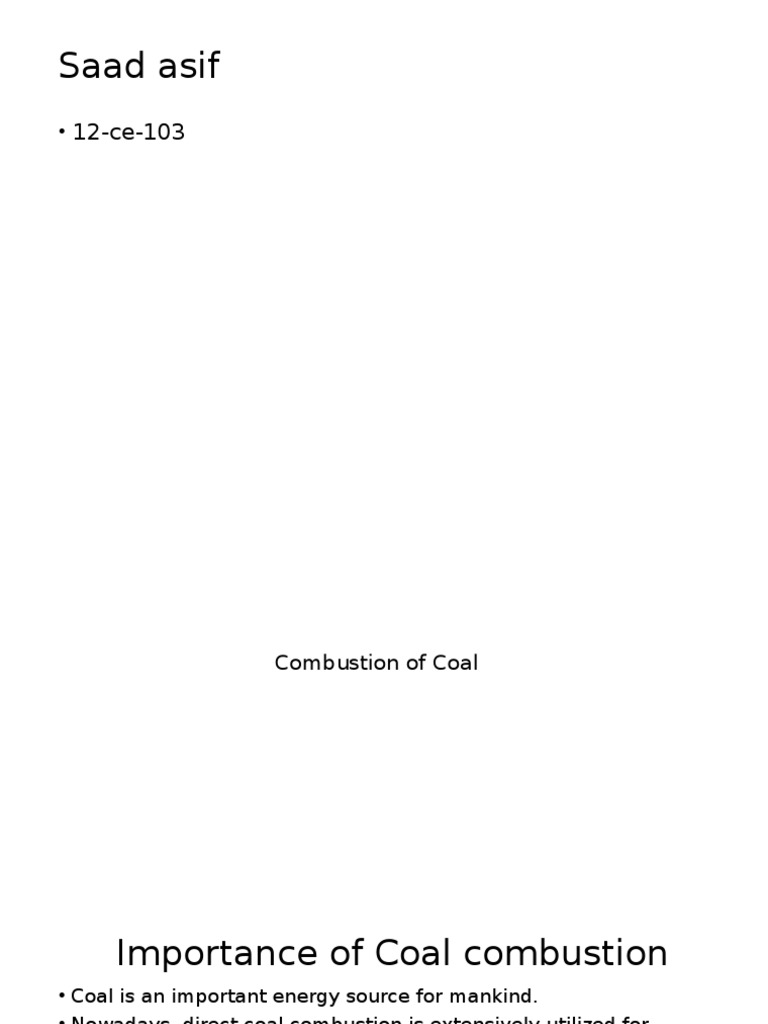 Coal Combustion Process | PDF | Combustion | Fluidization