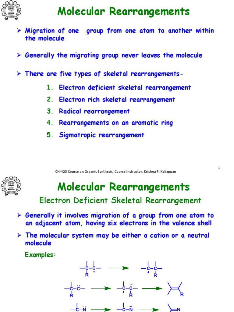 Rearrangements | PDF | Chemical Reactions | Physical Chemistry