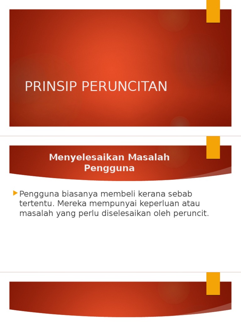 Prinsip Peruncitan | PDF