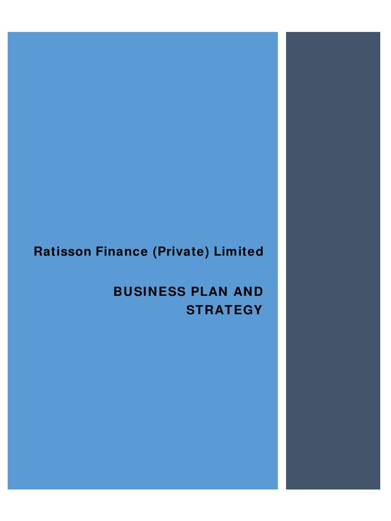 Micro Finance Business Plan and Projections | PDF | Repurchase ...