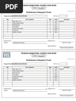 Office Stationery Request Form | PDF
