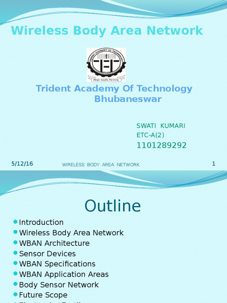 Wireless Body Area Network | PDF | Wireless | Wireless Sensor Network