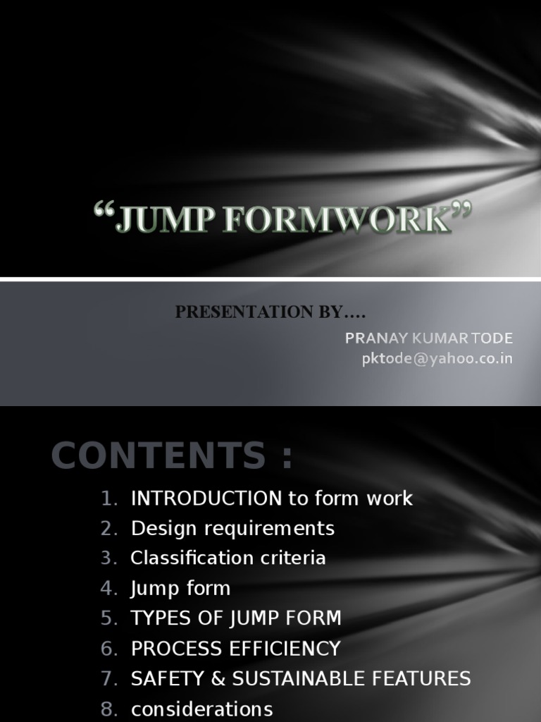 Jumpform | PDF | Concrete | Scaffolding