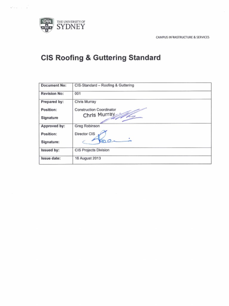 CIS Roofing and Guttering Standards | PDF | Roof | Framing (Construction)