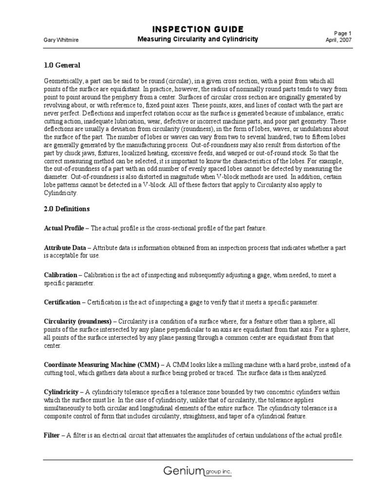 Measurement Circularity Preview - GDT | PDF | Engineering Tolerance ...