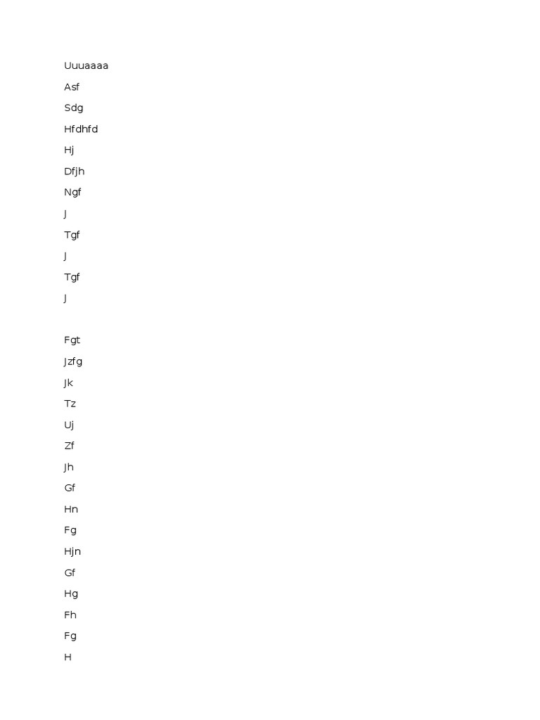 Uuuaaaa Asf SDG HFDHFD HJ DFJH NGF J TGF J TGF J | PDF