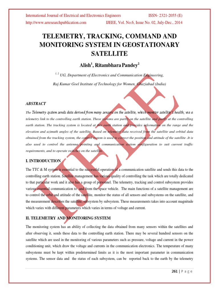 37 Research Paper | PDF | Satellite | Telemetry