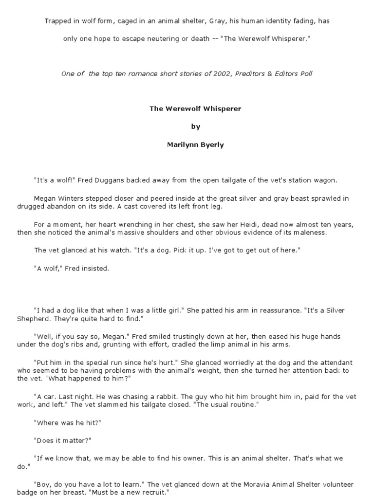 The Werewolf Wh-Adobe Ebook Reader ( | PDF | Werewolves | Dogs