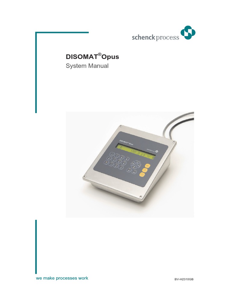 Disomat Opus Manual | PDF | Electrical Connector | Computer Data Storage