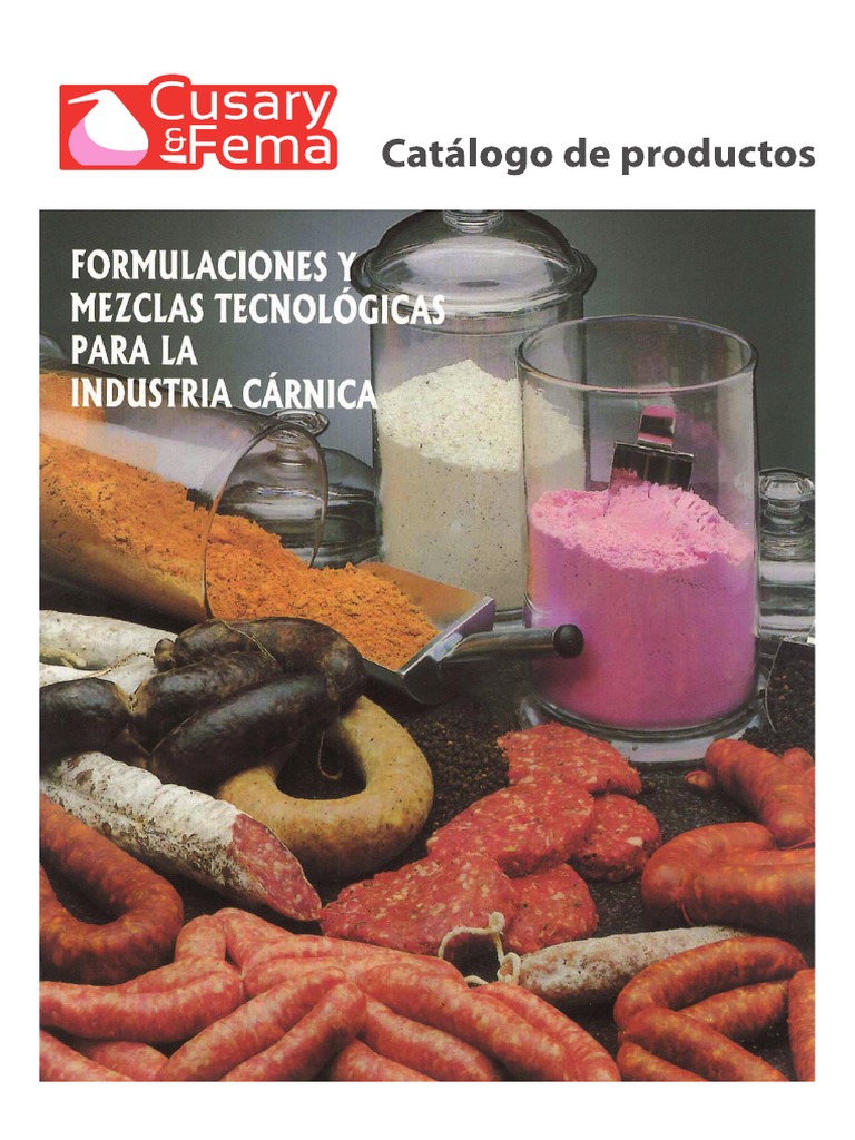 Productos Cusary-Fema PDF | PDF | Despensa | Cocina mediterranea