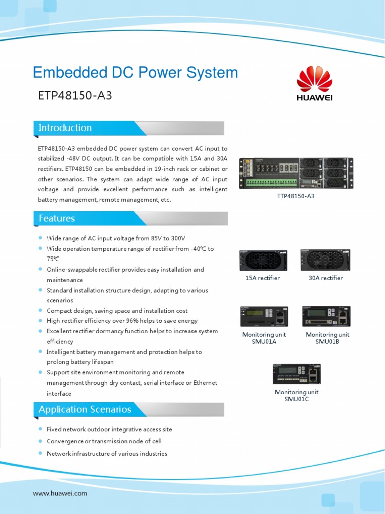 ETP48150-A3 Power System DataSheet 01 - (20130322) PDF | PDF ...
