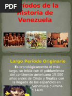 Etapas de La Historia de Venezuela | PDF | Venezuela | Colonización ...