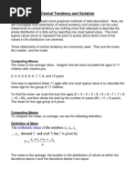 Statistics and Correlation Answer Key | PDF | Correlation And ...